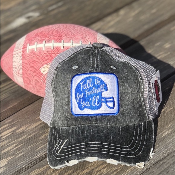 Katydid | Accessories | Nwt Fall Is For Football Baseball Cap | Poshmark